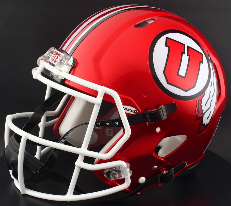 Utah Utes NCAA Riddell Speed Full Size Authentic Football Helmet - Etsy