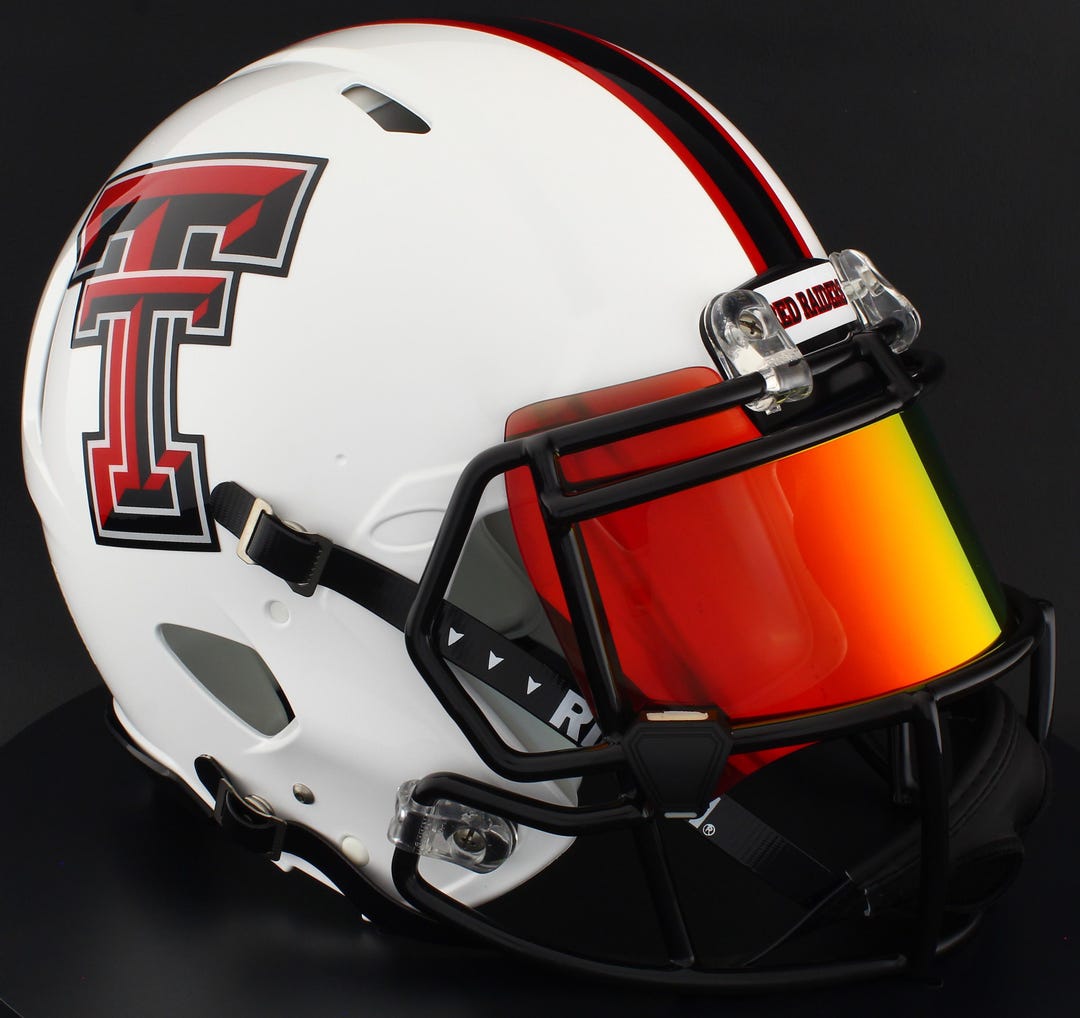 Texas Tech Red Raiders NCAA Riddell Speed Full Size Replica Football ...
