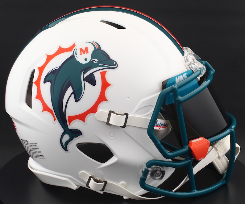 Build It YOUR Way CUSTOM Miami Dolphins NFL Riddell Speed Full Size ...