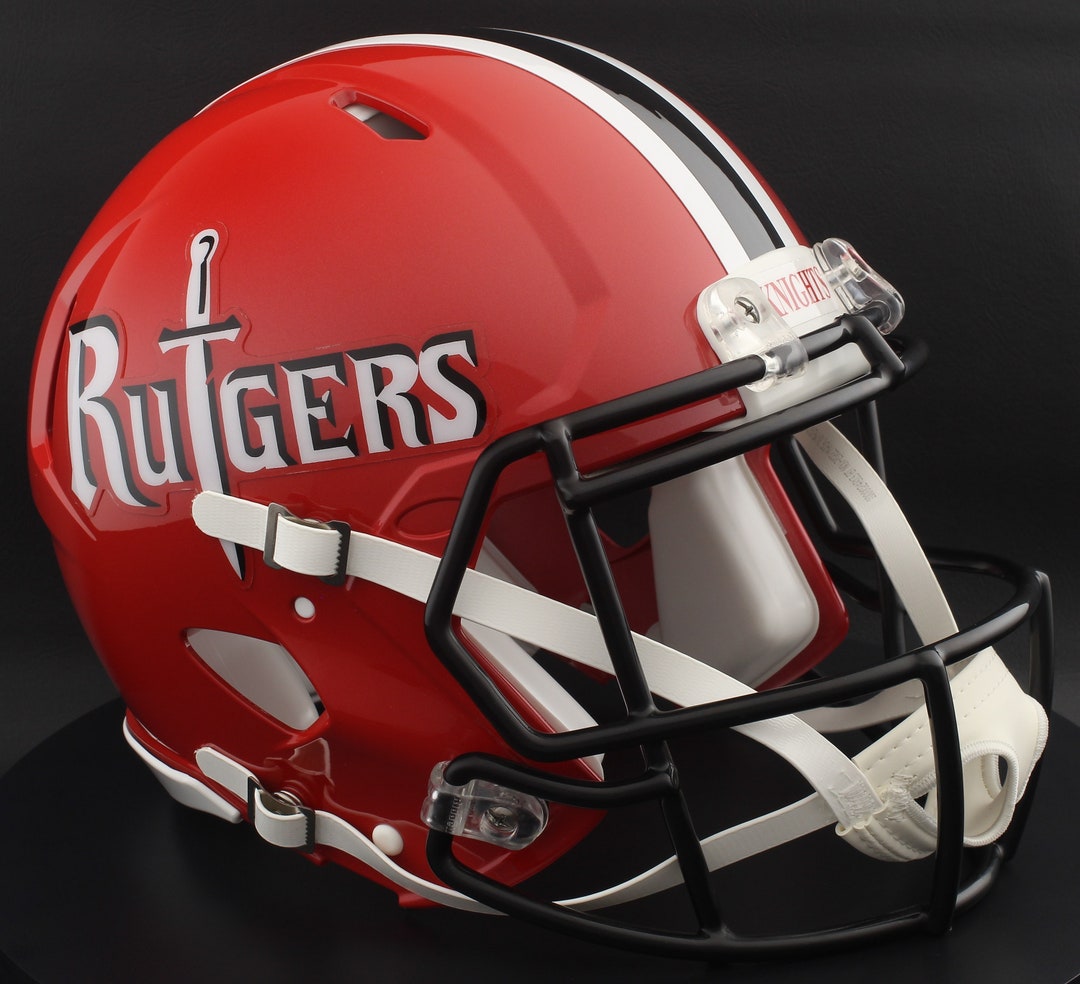 Rutgers Scarlet Knights NCAA Riddell Speed Full Size Authentic Football ...