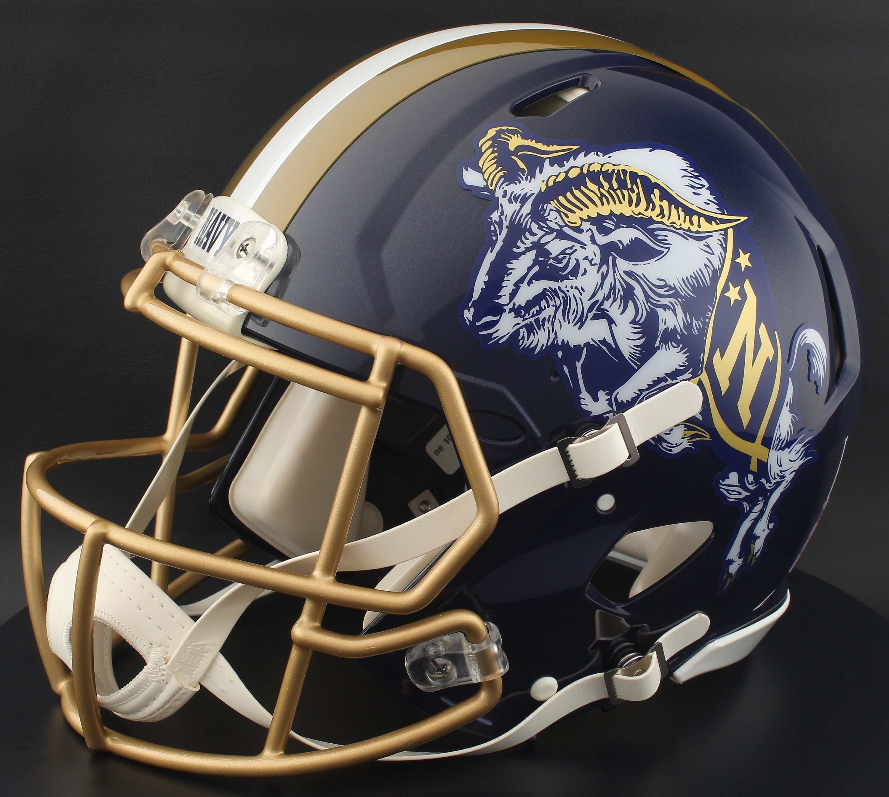 Navy Midshipmen NCAA Riddell Speed Full Size Replica Football Helmet - Etsy