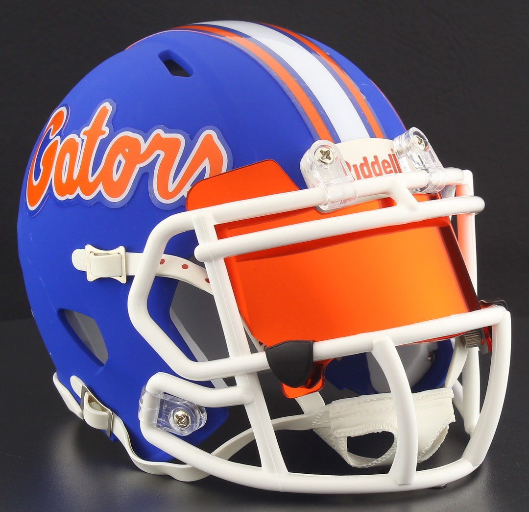 Florida Gators NCAA Riddell Speed Mini Football Helmet W/ Eye Shield ...