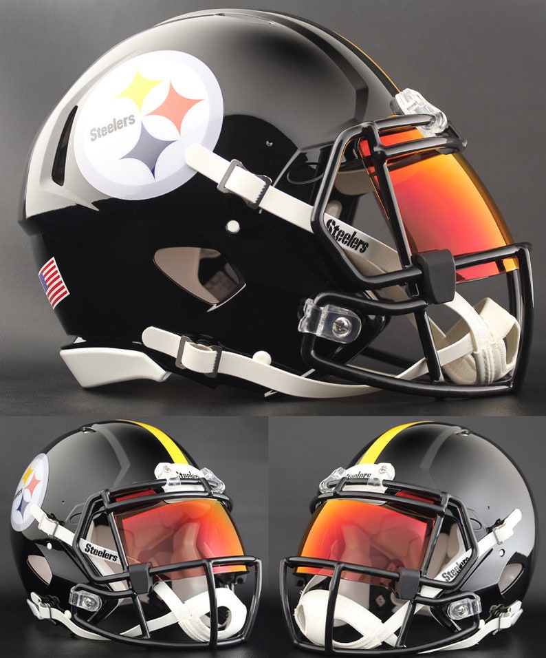 Pittsburgh Steelers NFL Riddell Speed Full Size Authentic Football ...