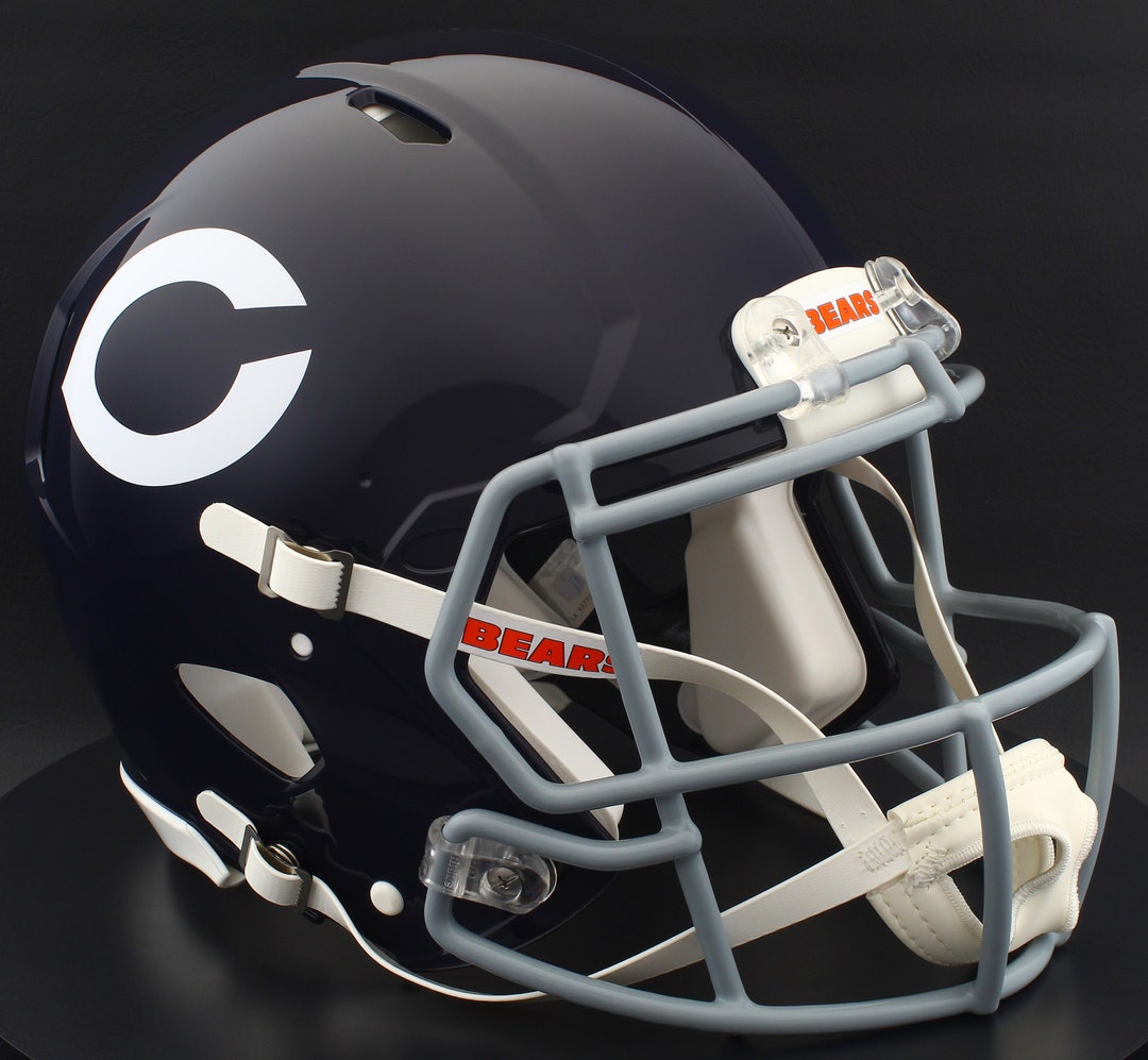 CHICAGO BEARS 1962-1972 NFL Riddell Speed Authentic Throwback Football ...