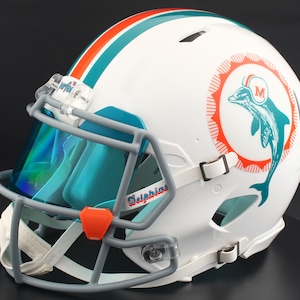Build It YOUR Way! *CUSTOM* Miami Dolphins NFL Riddell Speed Full Size ...