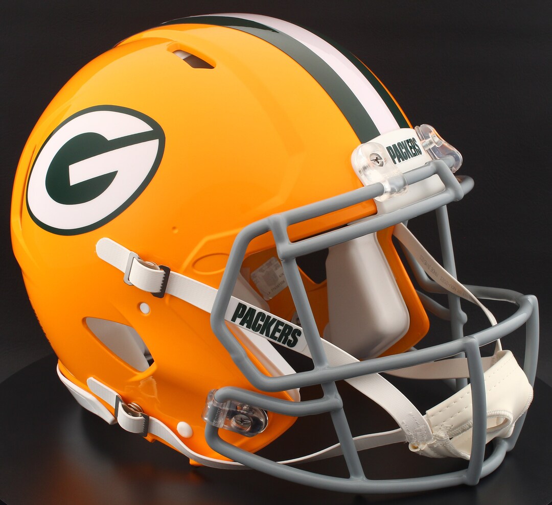 GREEN BAY PACKERS 1961-1979 Riddell Speed Authentic Throwback Football ...