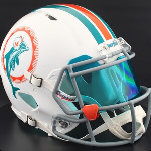 Build It YOUR Way! *CUSTOM* Miami Dolphins NFL Riddell Speed Full Size ...