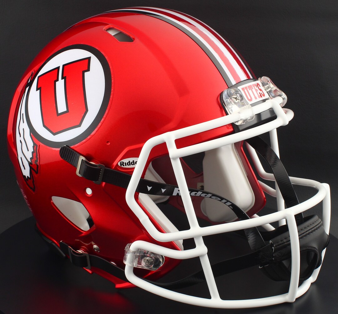 Utah Utes NCAA Riddell Speed Full Size Authentic Football Helmet - Etsy