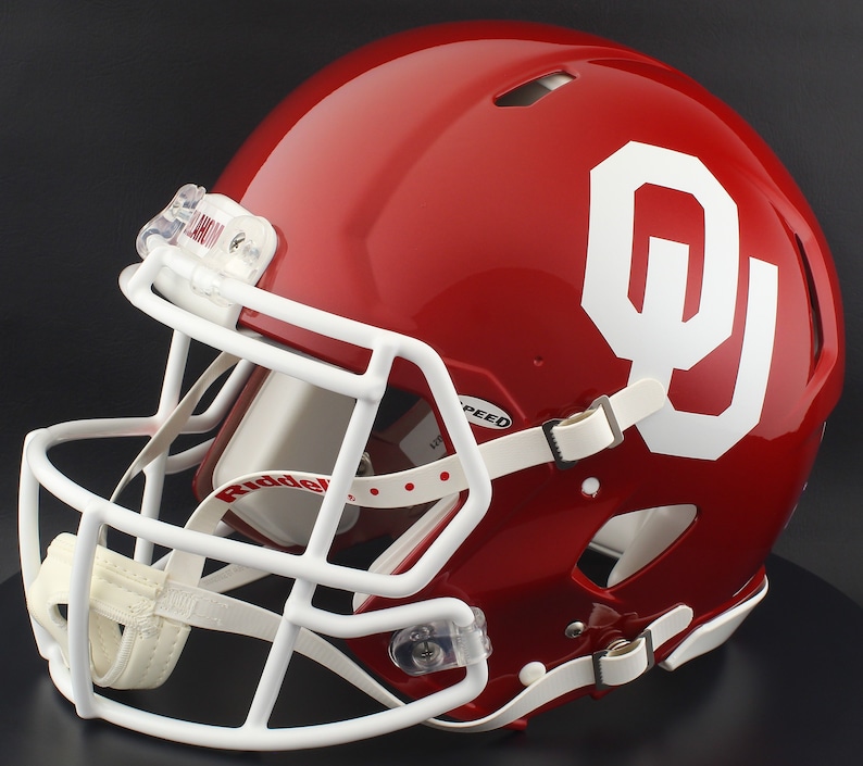 Oklahoma Sooners NCAA Riddell Speed Full Size Replica Football Helmet ...
