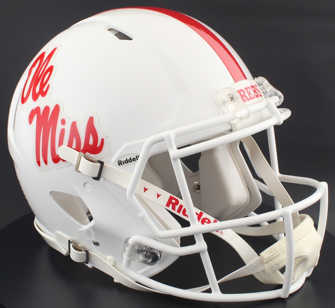Mississippi Ole Miss Rebels NCAA Riddell Speed Full Size Authentic ...