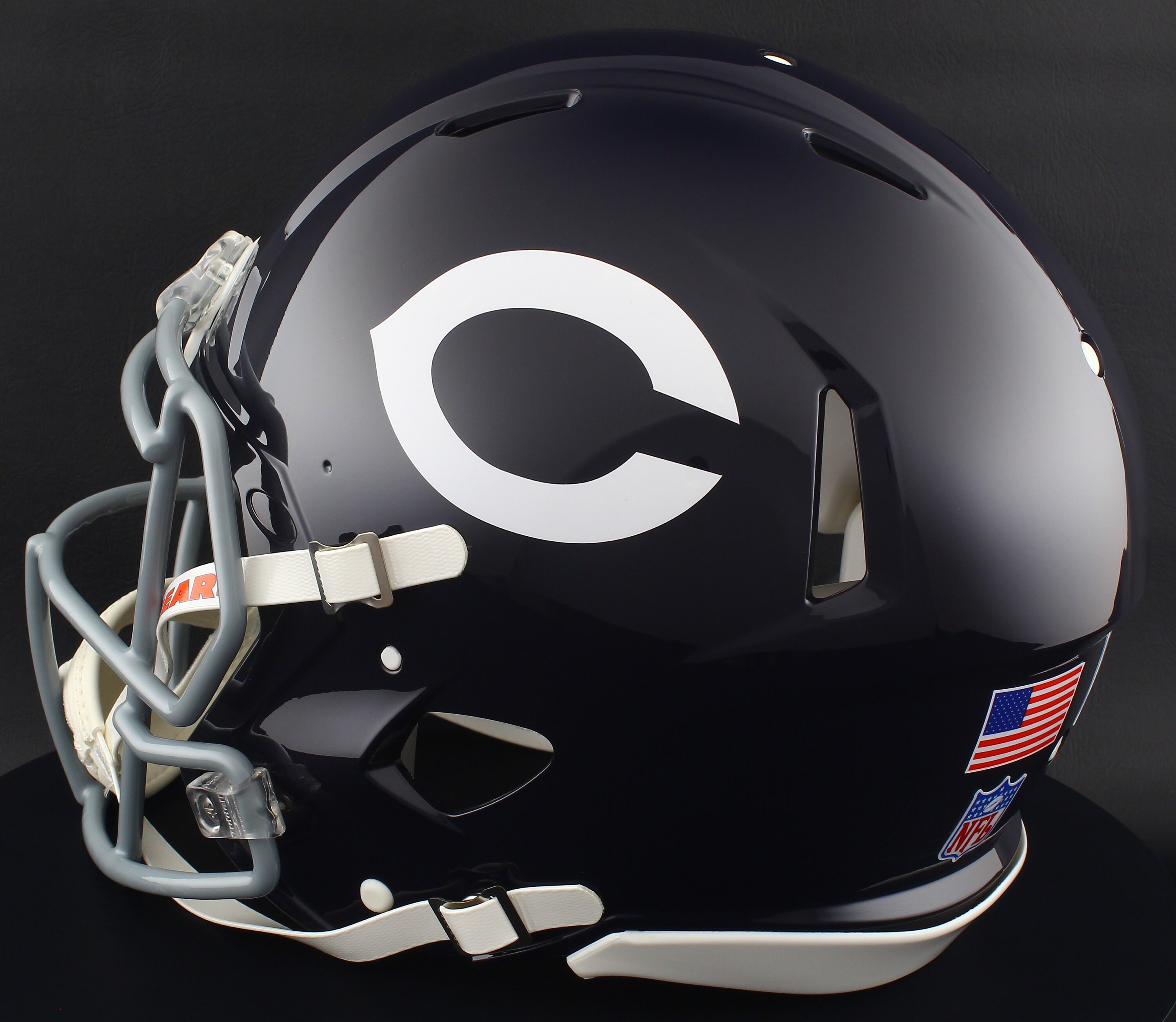 CHICAGO BEARS 1962-1972 NFL Riddell Speed Authentic Throwback Football ...