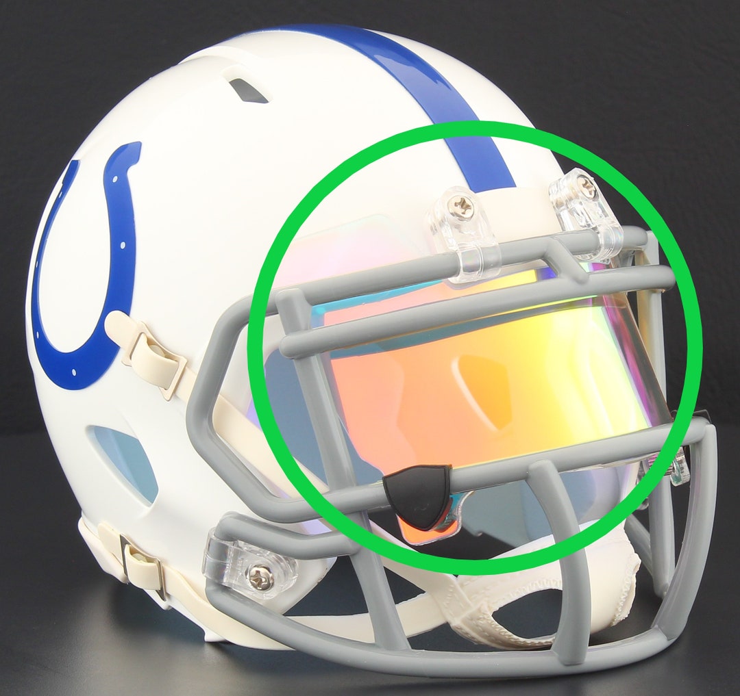 RAINBOW Mini Eye Shield / Visor for Indianapolis Colts NFL Mini ...
