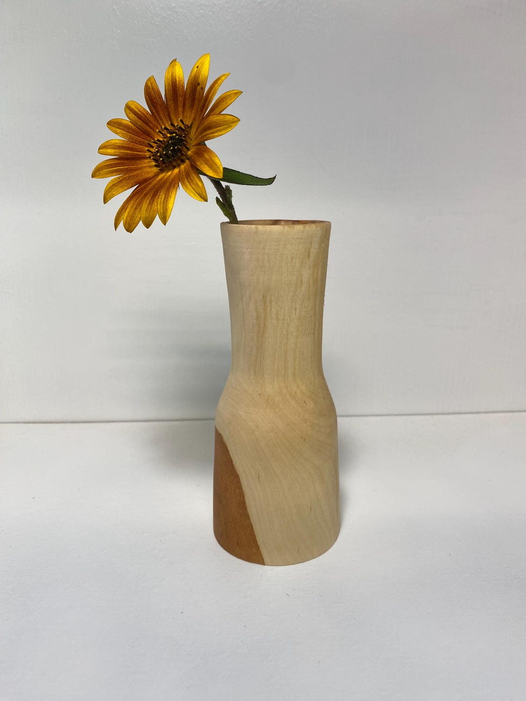 Wooden Vase Made of Birch for Floral Arrangement Rustic Home Decor ...