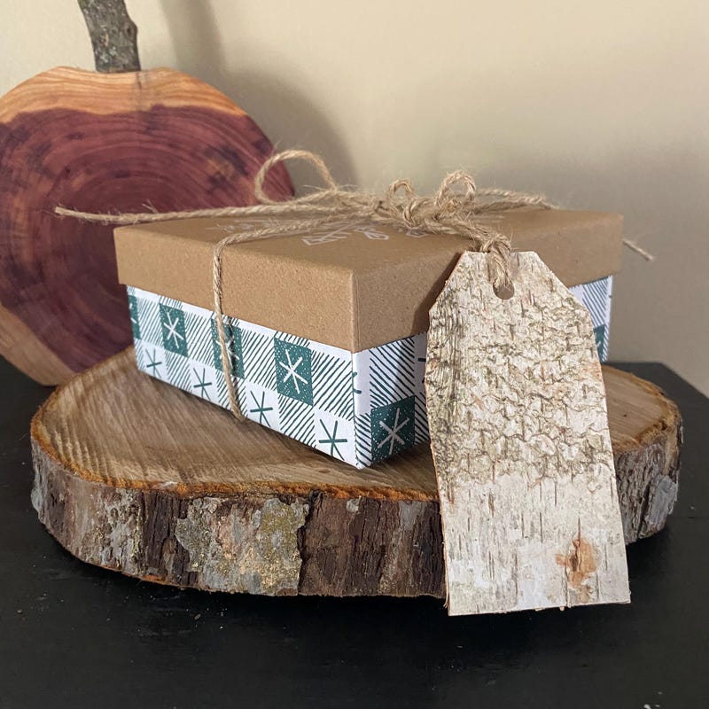 Rustic Birch Wood Tags - Etsy