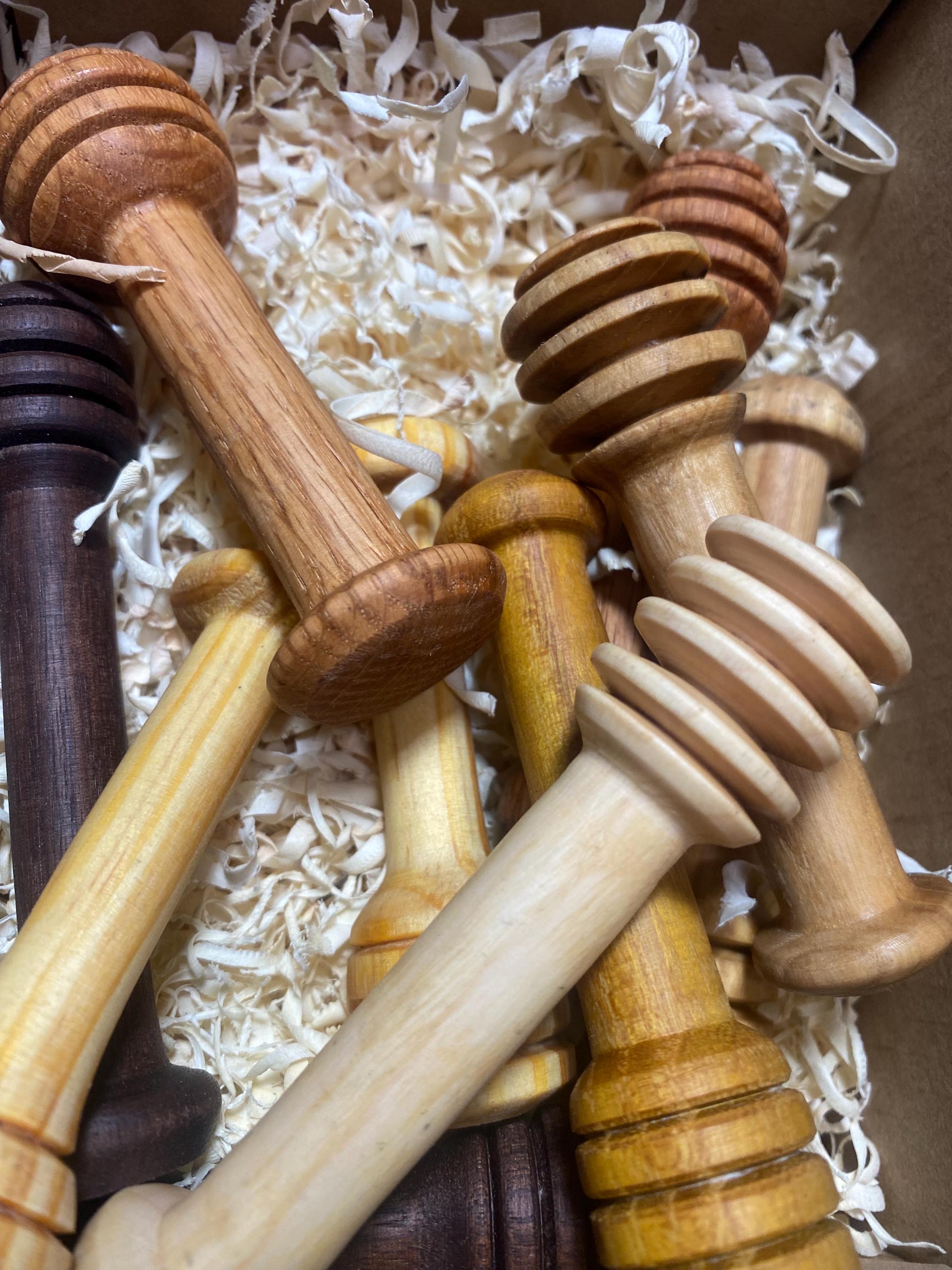 Wood Honey Dippers Assorted Mini Dippers Handmade From Various Woods ...