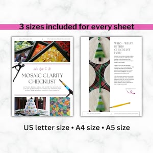 Mosaic Clarity Checklist Plan for Artist Project Template Tracking ...