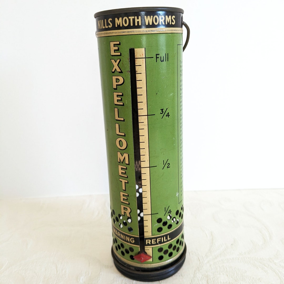 Expello Kills Moth Worms Tall Tin Can - Etsy