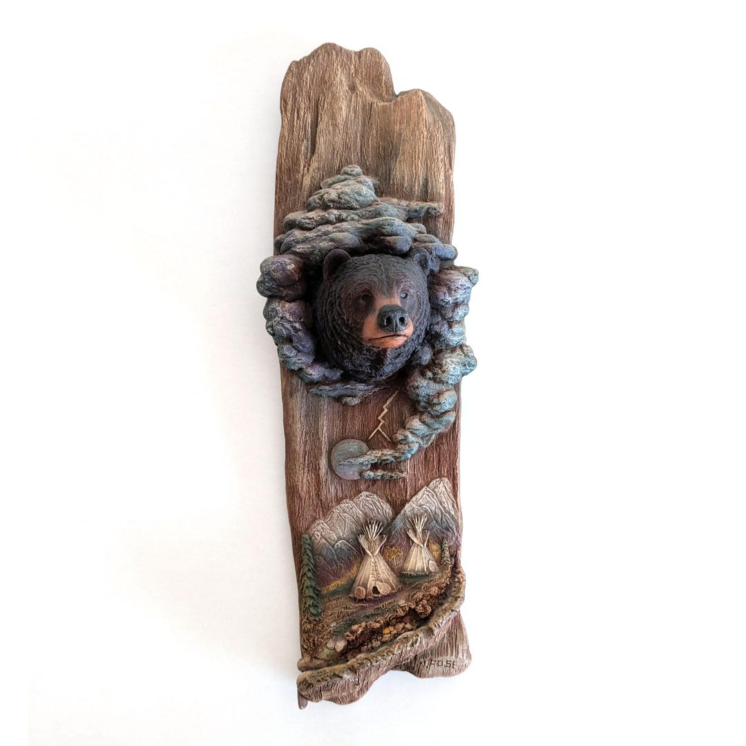 Spirit of Healing by Neil J. Rose Vintage Resin Wall Hanging - Etsy