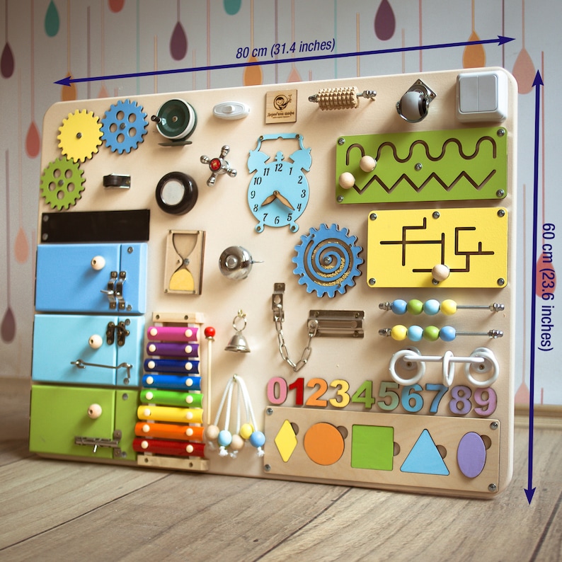 Activity Board, Activity Panel, Sensory Wall, Educational Toy, Busy ...