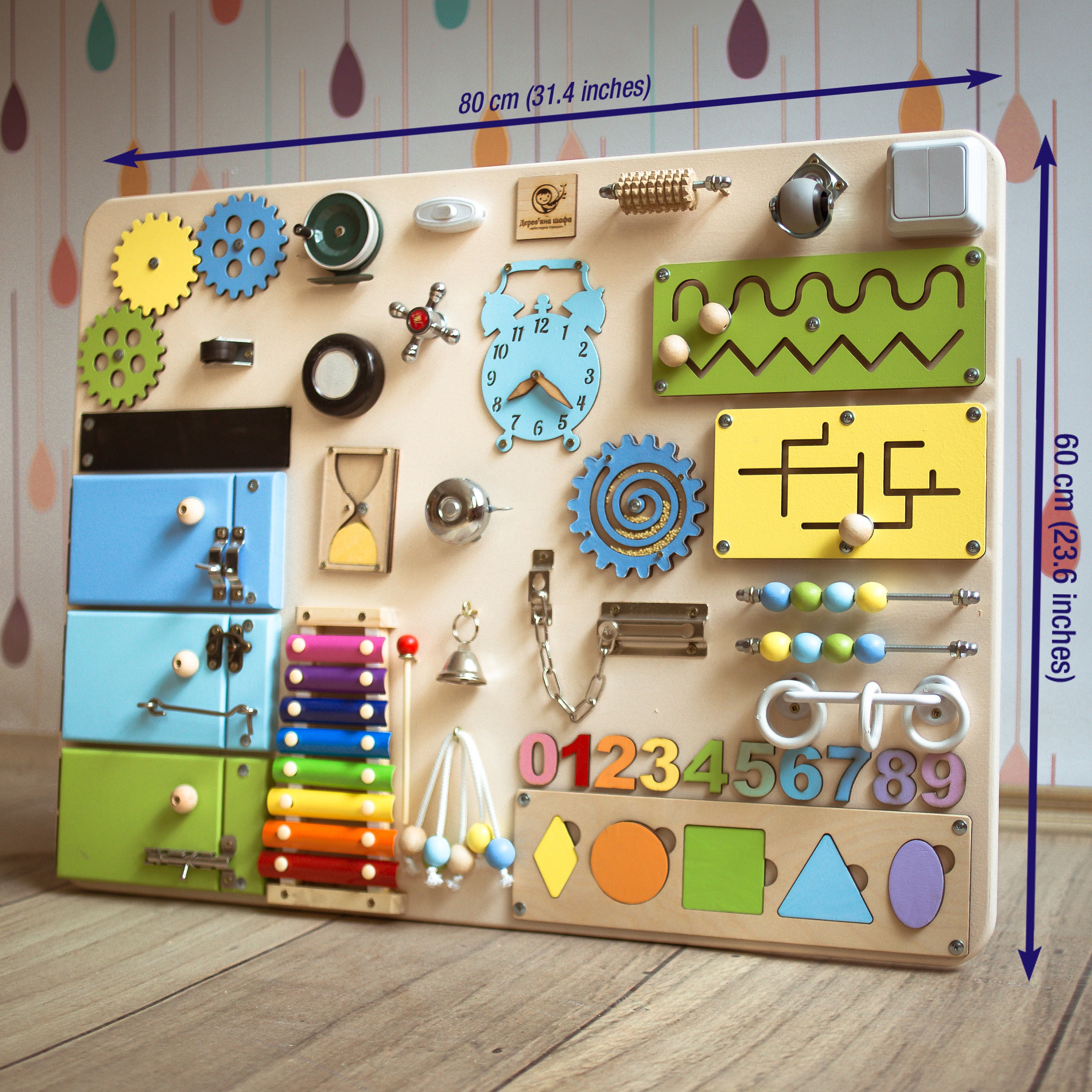 Activity Board, Activity Panel, Sensory Wall, Educational Toy, Busy ...