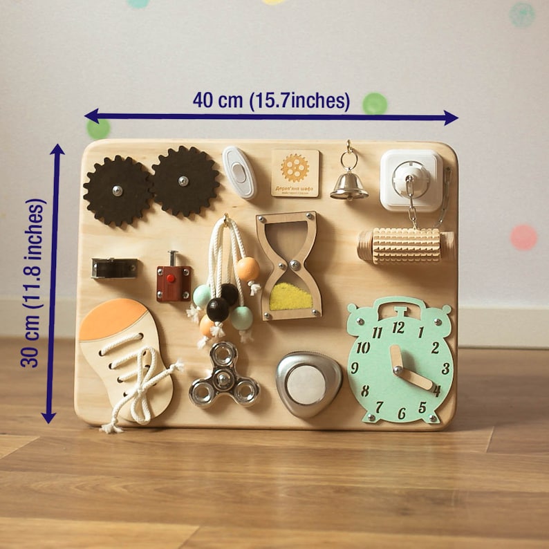 Busy Board for Toddler, Activity Board, Toddler Gifts, Montessori Board ...