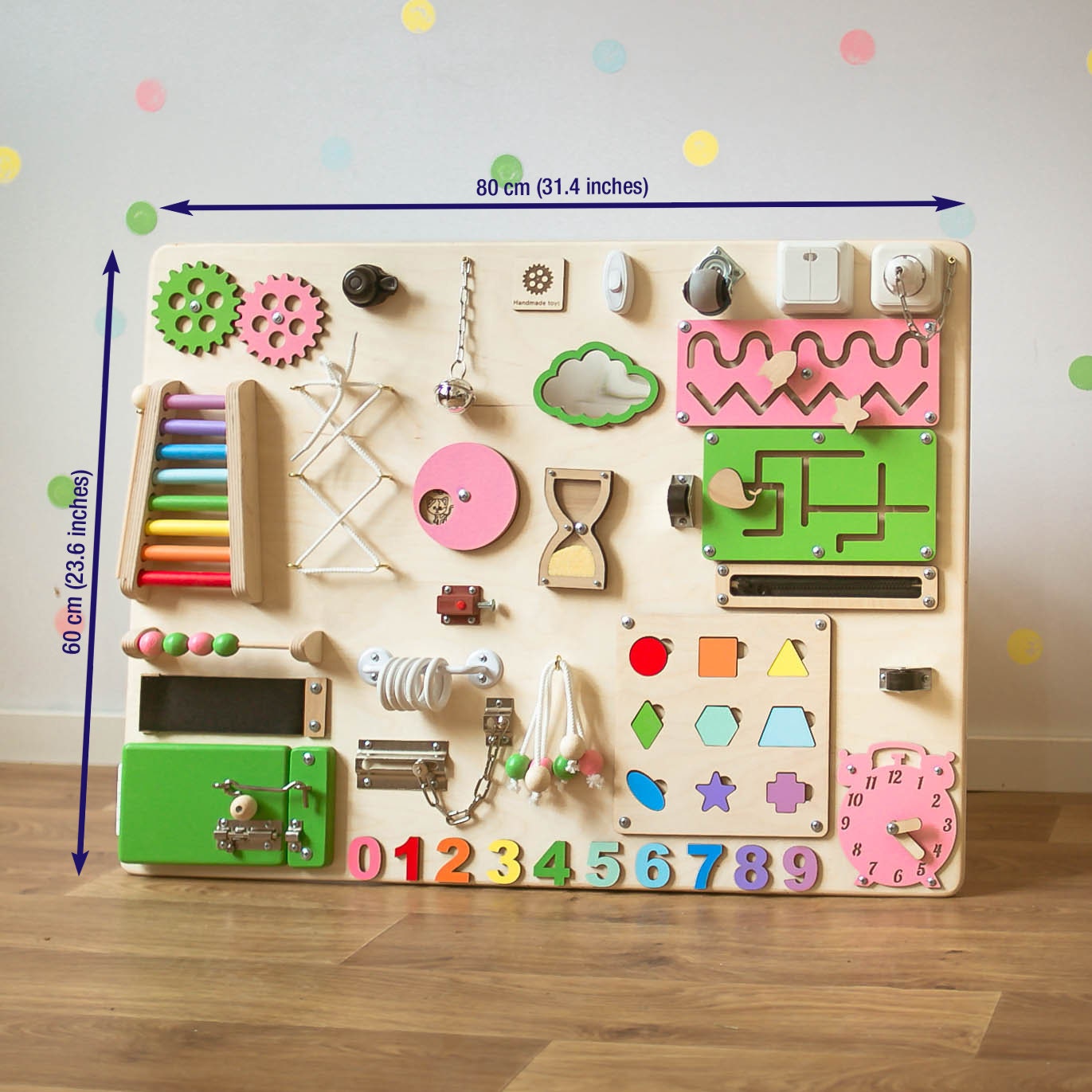 Baby Busy Board, Toddler Busy Board, Montessori Board, Activity Board ...