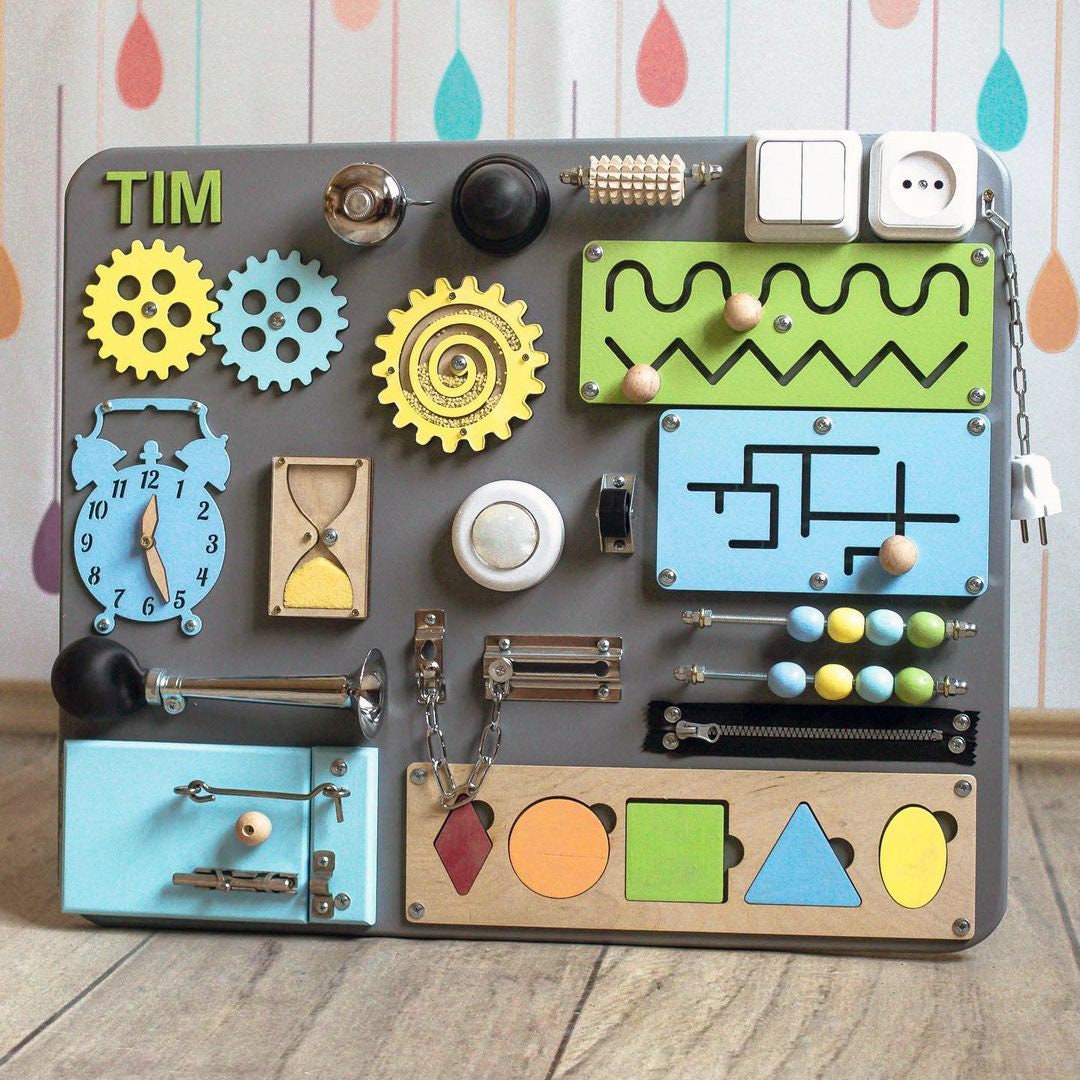 Super SALE EXTRA LARGE Busy Board Toddler Gift,busy Board 1 Year Old ...