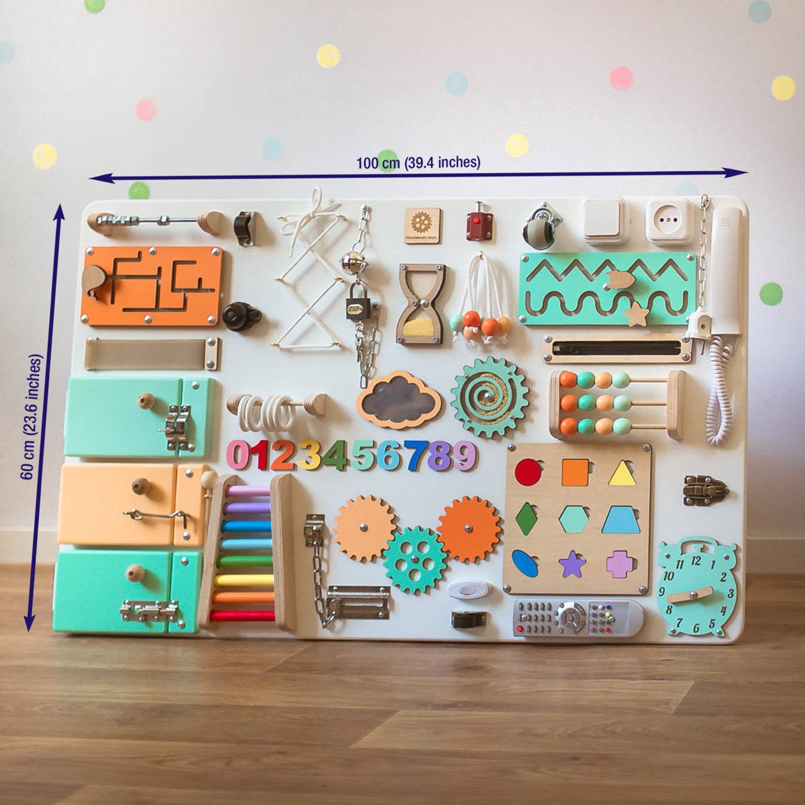 Large Busy Board, Sensory Panel, Montessori Board, Busy Board, Toddler ...