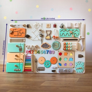 Large Busy Board, Sensory Panel, Montessori Board, Busy Board, Toddler ...