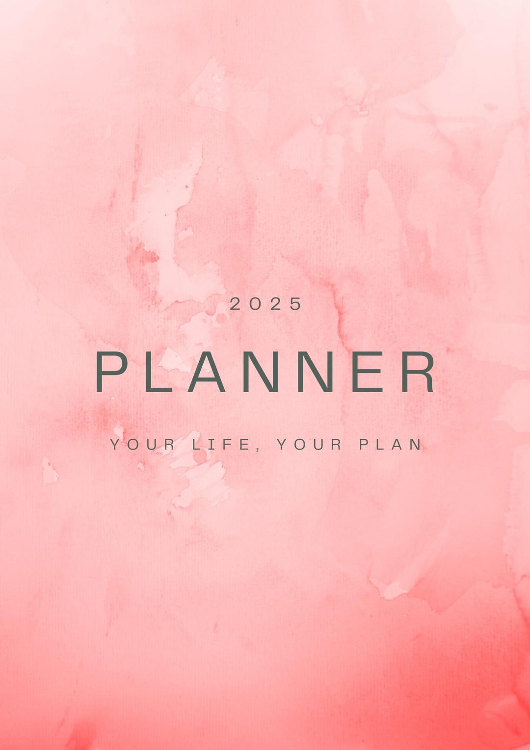 Your Life, Your Plan 2025 Annual Planner With 75 Pages, Goals, Monthly ...