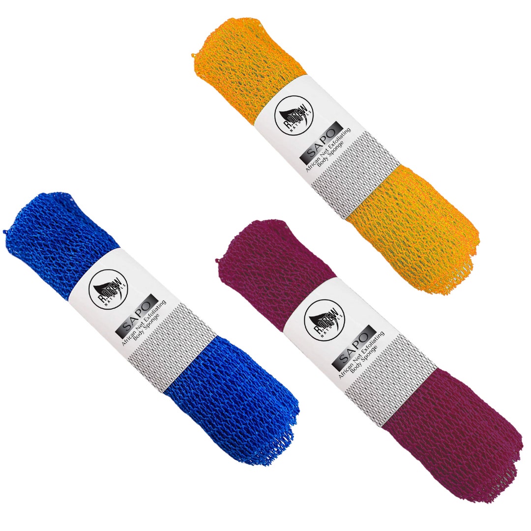 African Exfoliating Sapo Bath Sponge - Etsy