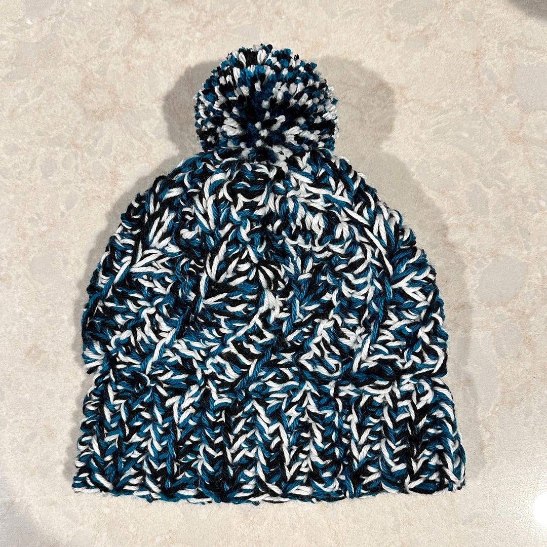 Philadelphia Eagles Themed Pom Pom Hat - Etsy