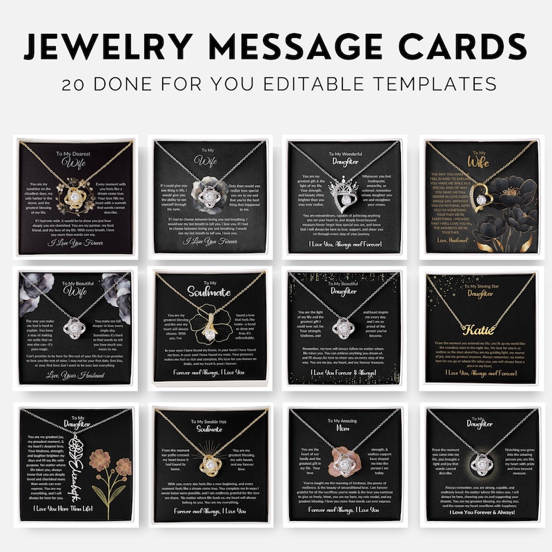 Pod Jewelry Cards Shineon - Etsy