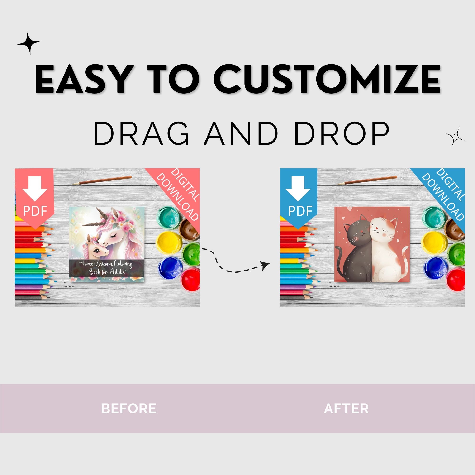 Coloring Pages Mockup MRR Mockups Done for You Digital Products Resell ...