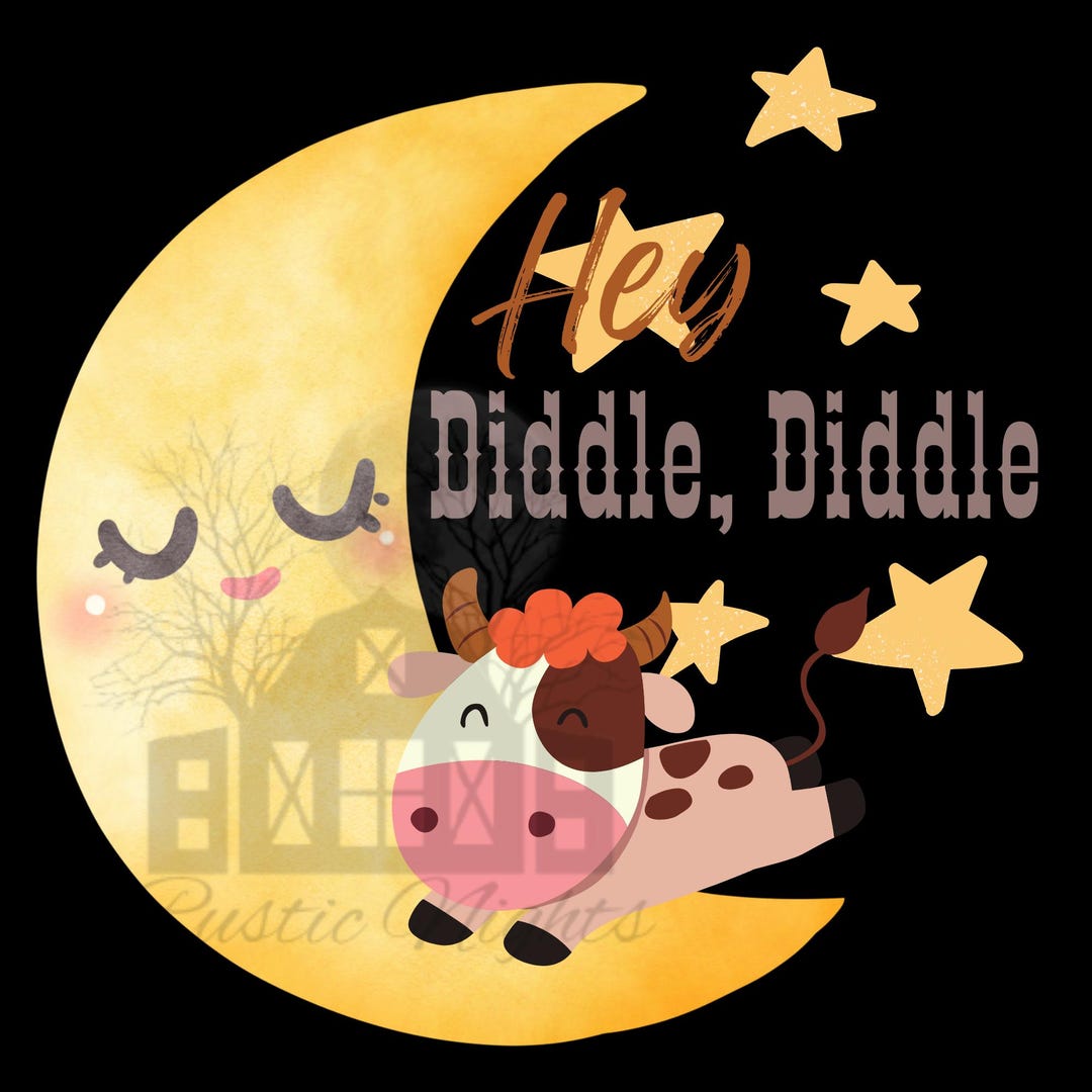 Hey Diddle Diddle Png - Etsy