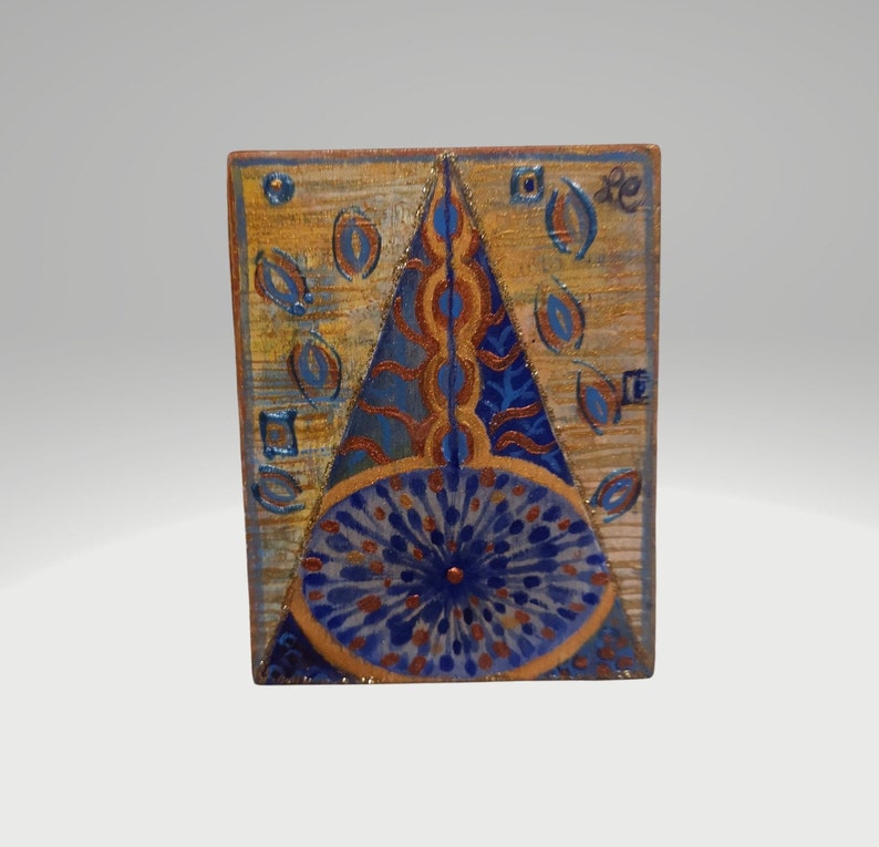 The Blue Volcano Magnet Explosion of Mystery and Charm Handmade Crafts ...