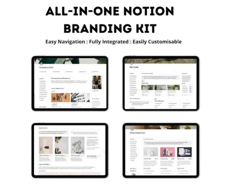 Notion Branding Kit - Etsy