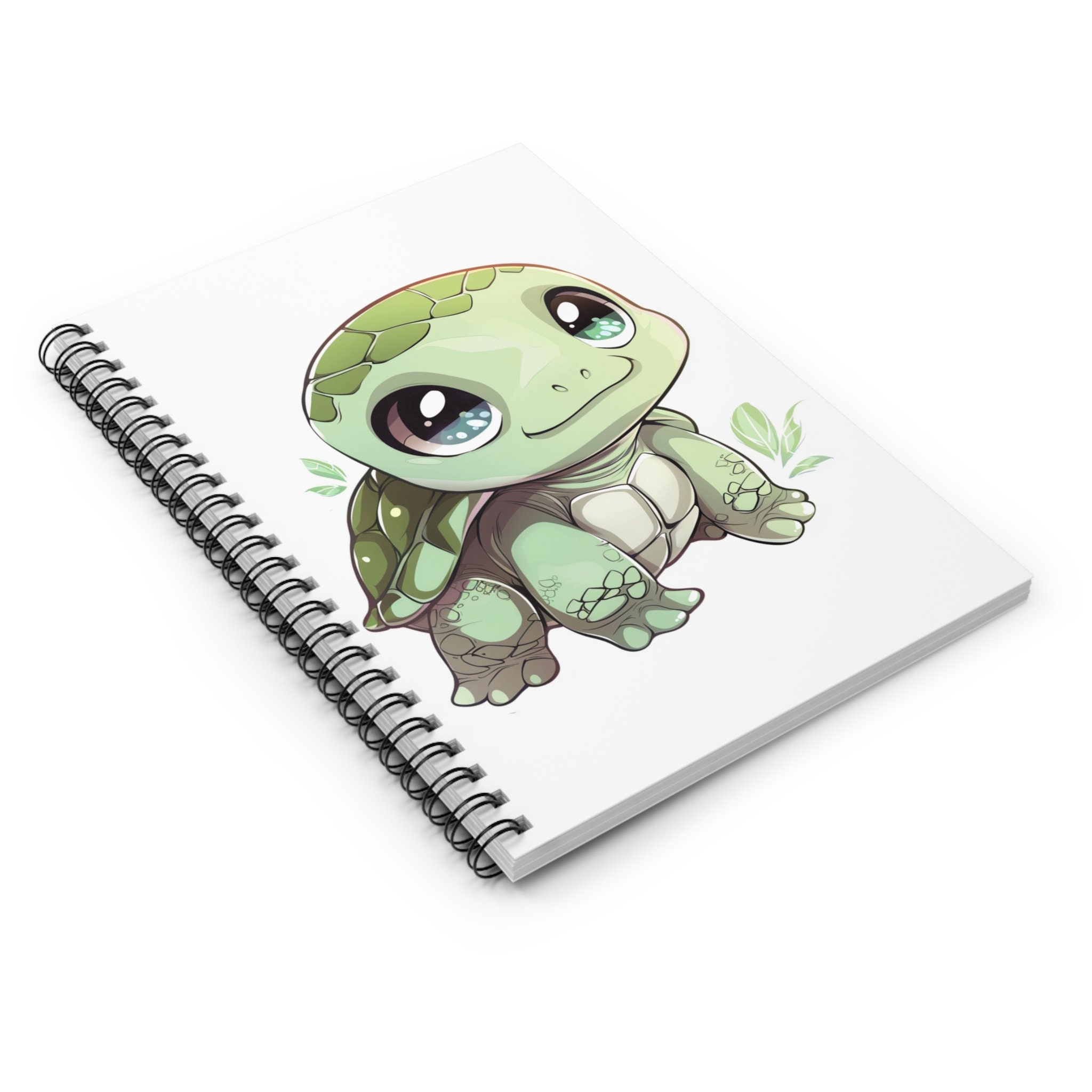 Chibi Turtle Spiral Notebook Ruled Line - Etsy