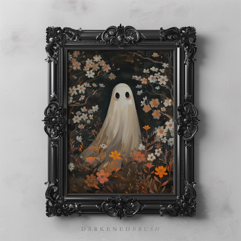 Cute Ghost Paintings - Etsy