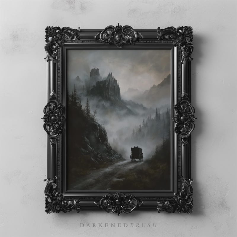 Dark Fantasy Castle Art - Etsy UK