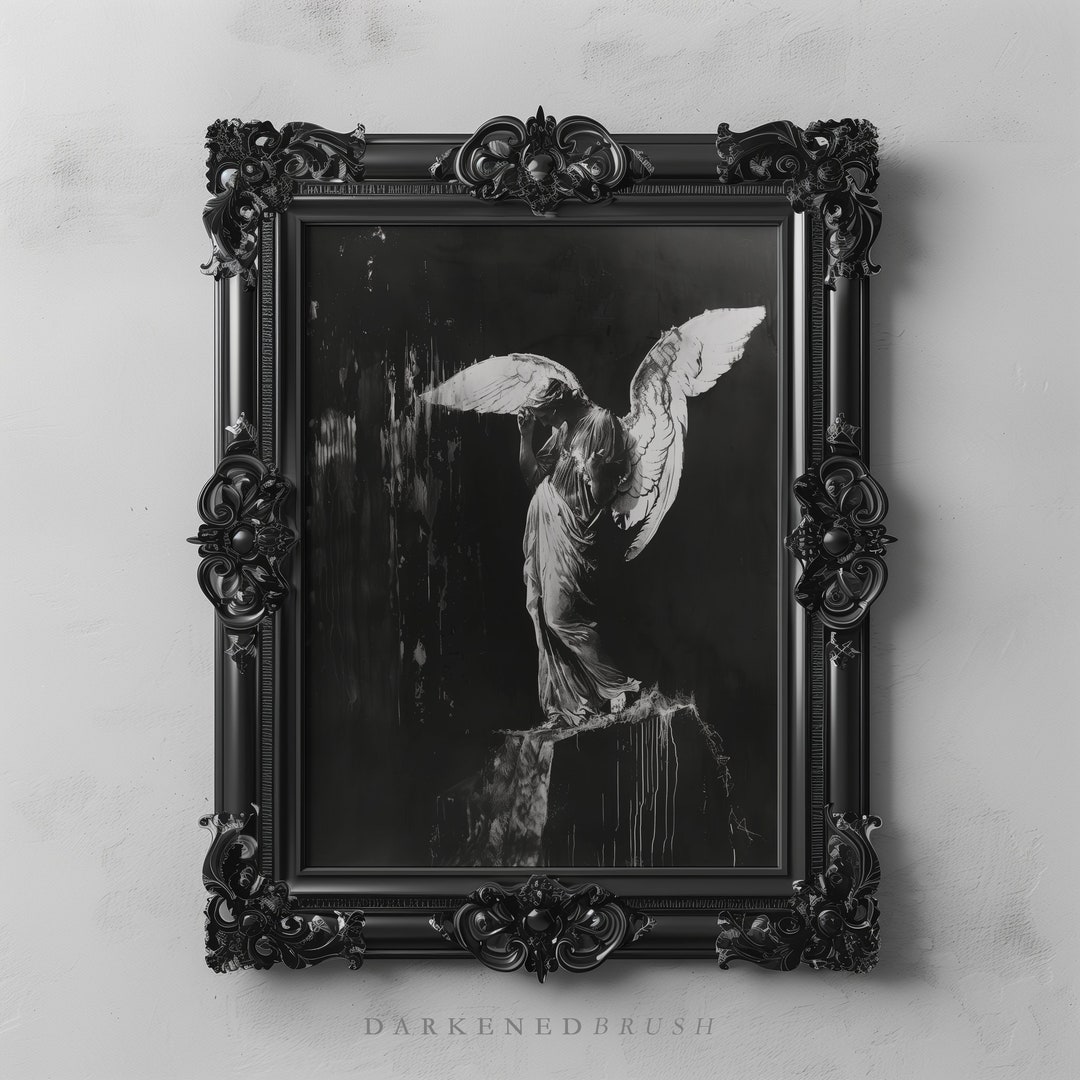Greek Mythology Statue Sculpture Angel Wings Stoic Art, Abstract ...