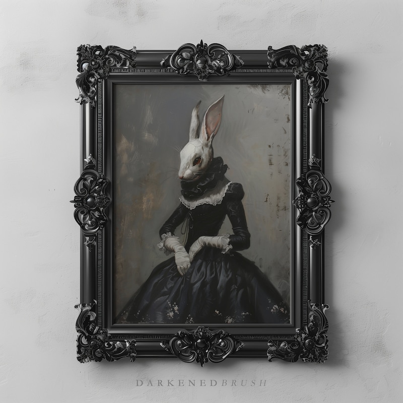 Rabbit Art - Etsy