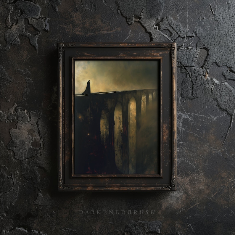 Science Fiction Goth Printable, Dark Academia Aesthetics, Dark Arts ...