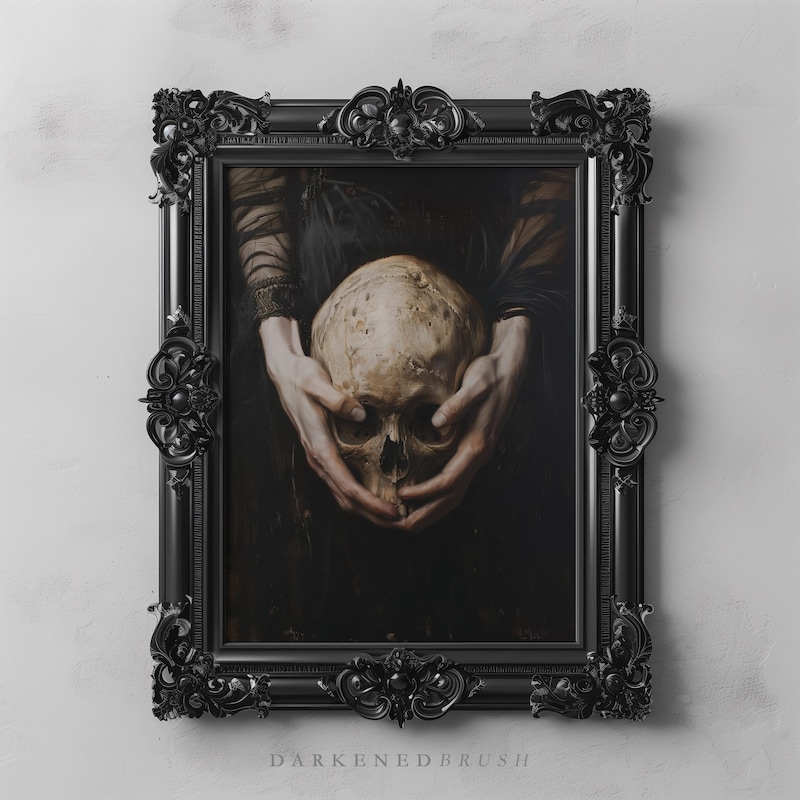 Gothic Skull Posters - Etsy