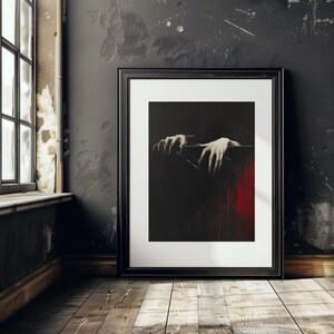 Clawed Hands Dracula Vampire Print, Gothic Art Dark Cottagecore Print ...