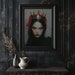 Dark Gothic Queen Art Printable Oil Painting, Woman Portrait, Dark ...