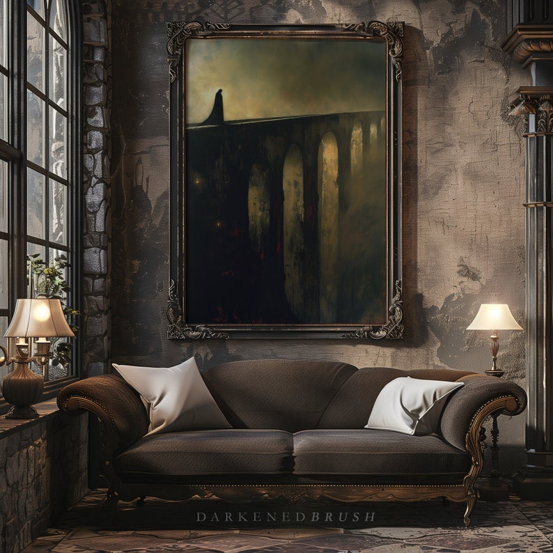 Science Fiction Goth Printable, Dark Academia Aesthetics, Dark Arts ...