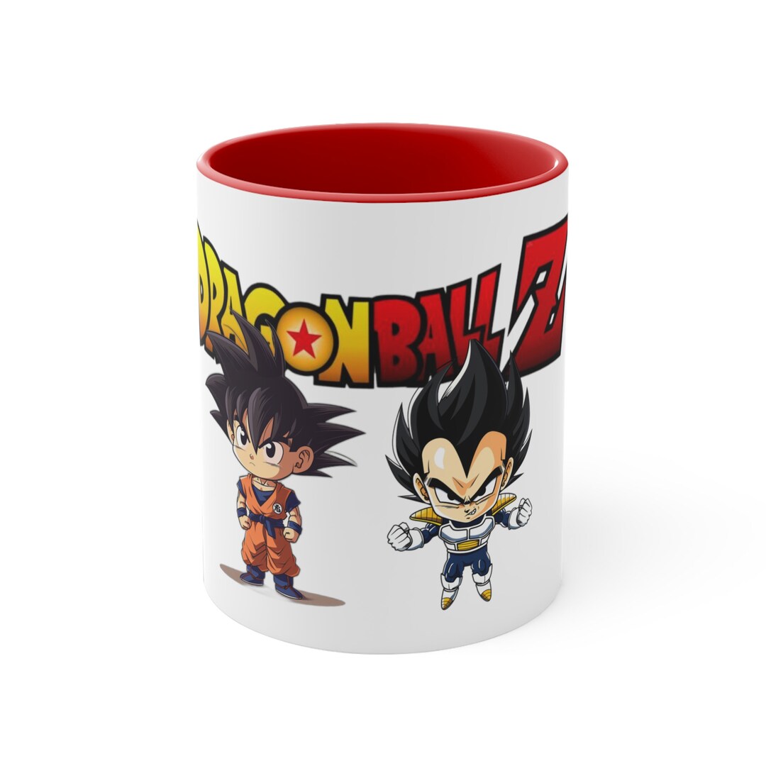 Dragon Ball Z Mug, Chibi Goku, Chibi Vegeta, Dragon Ball Gifts, Anime ...