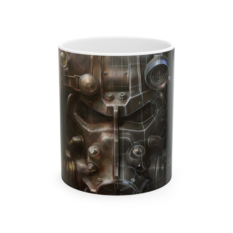 Fallout Mug, Fallout Power Armor, Bethesda, Video Game Mug, Gift For ...