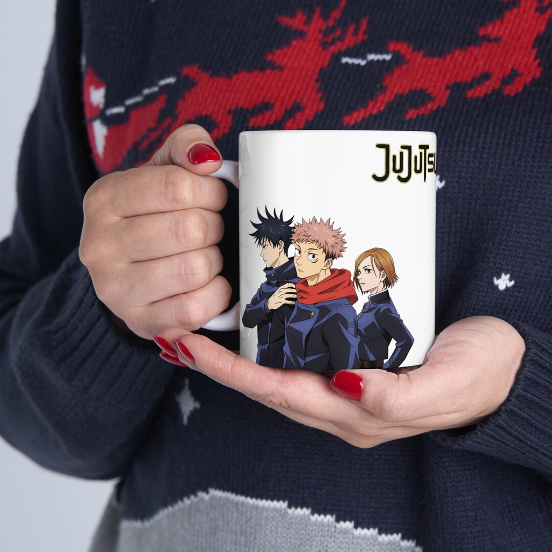 Jujutsu Kaisen Mug, Yuji, Anime Mug, Anime Gift, Gift for Them, Anime ...